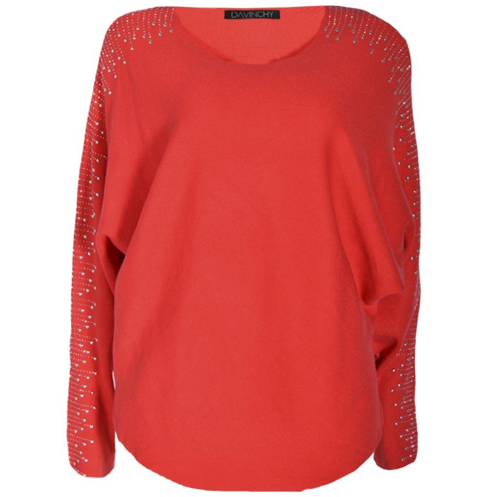 Sweater Manga Ranglan Davinchy para Mujer