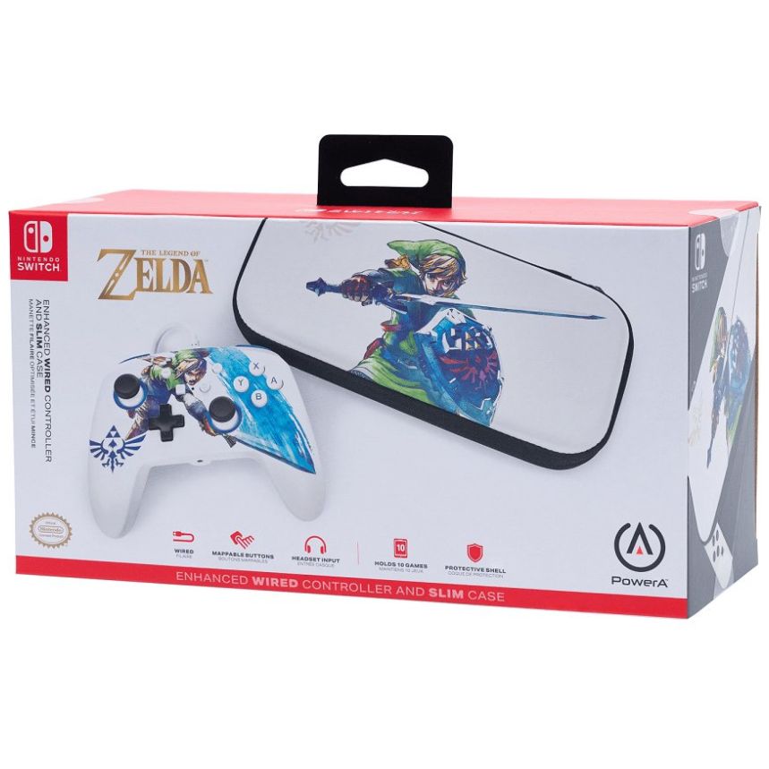 Nintendo Switch Control + Slim Case Master Sword