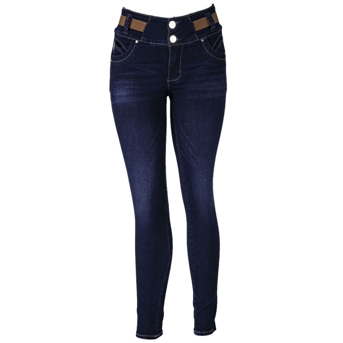 Jeans Corte Skinny Ciclon Jeans Sleyssi para Mujer