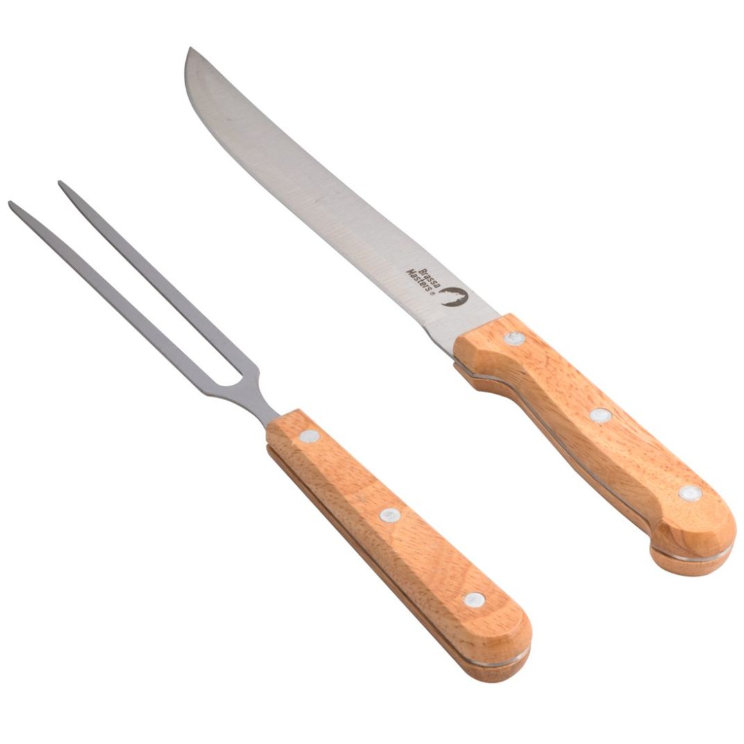 Juego 2 Piezas Cuchillo Y Trinche Brassa Master