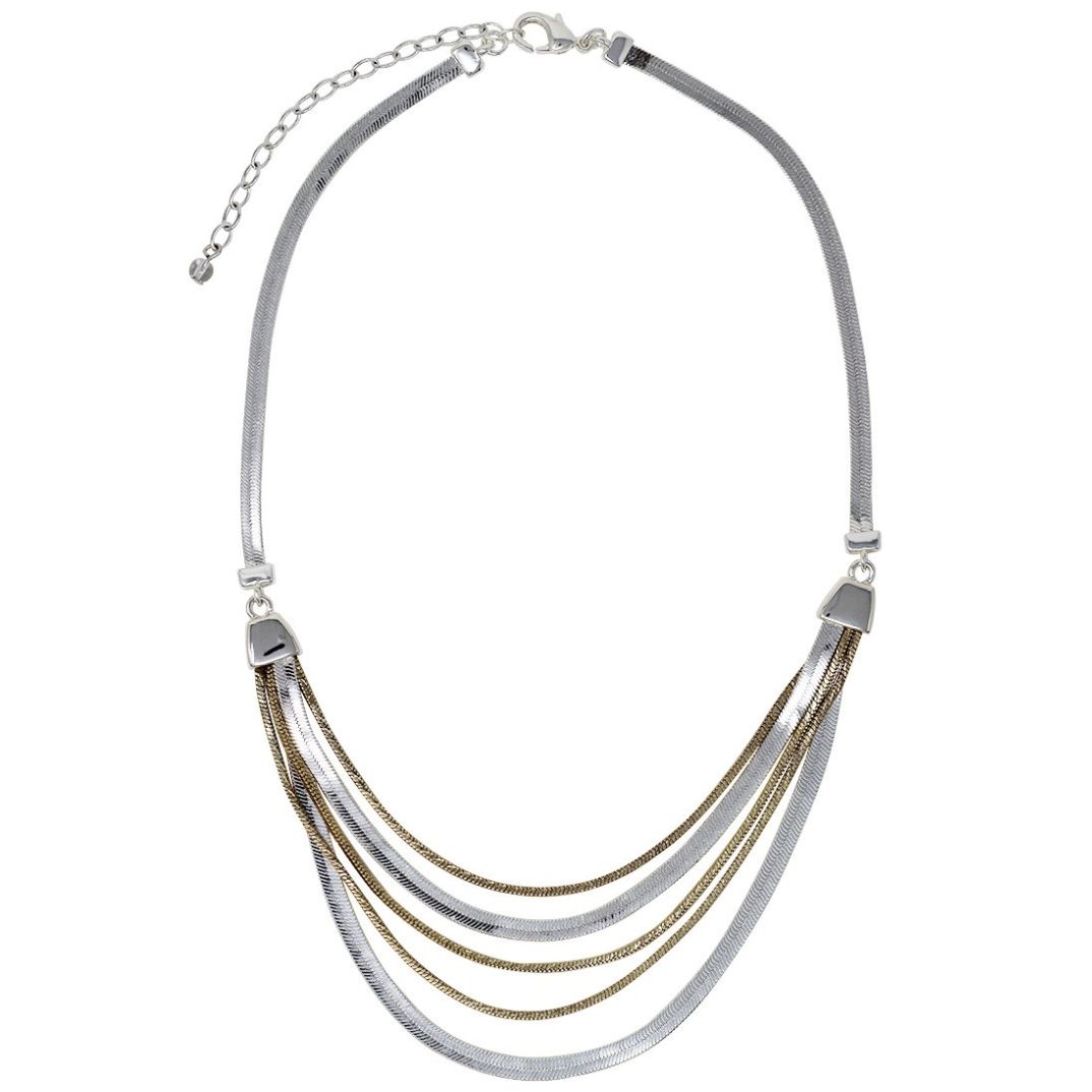 Collar Marca Napier Color Bitono Acabado Brillante