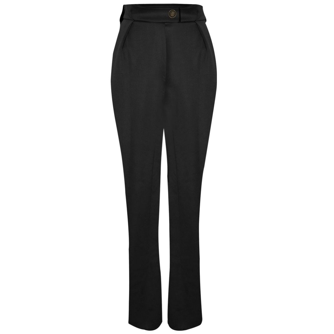 Pantalón Just By Basel Corte Flare Diseño Liso Modelo: Pm220770