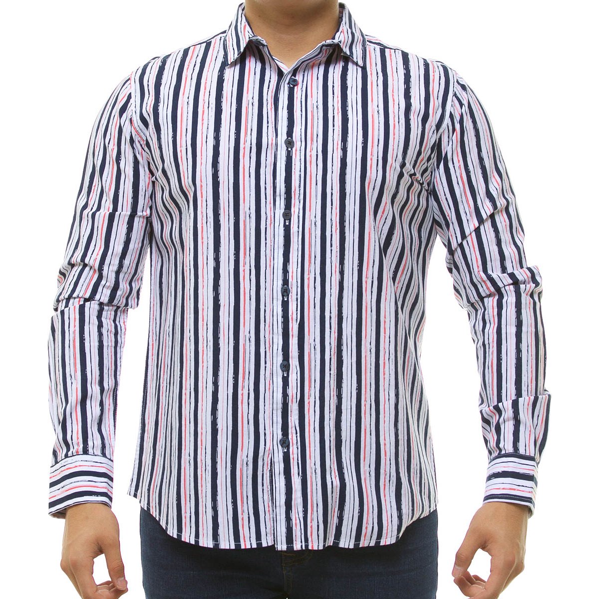 Camisa Casual Manga Larga para Hombre Supply