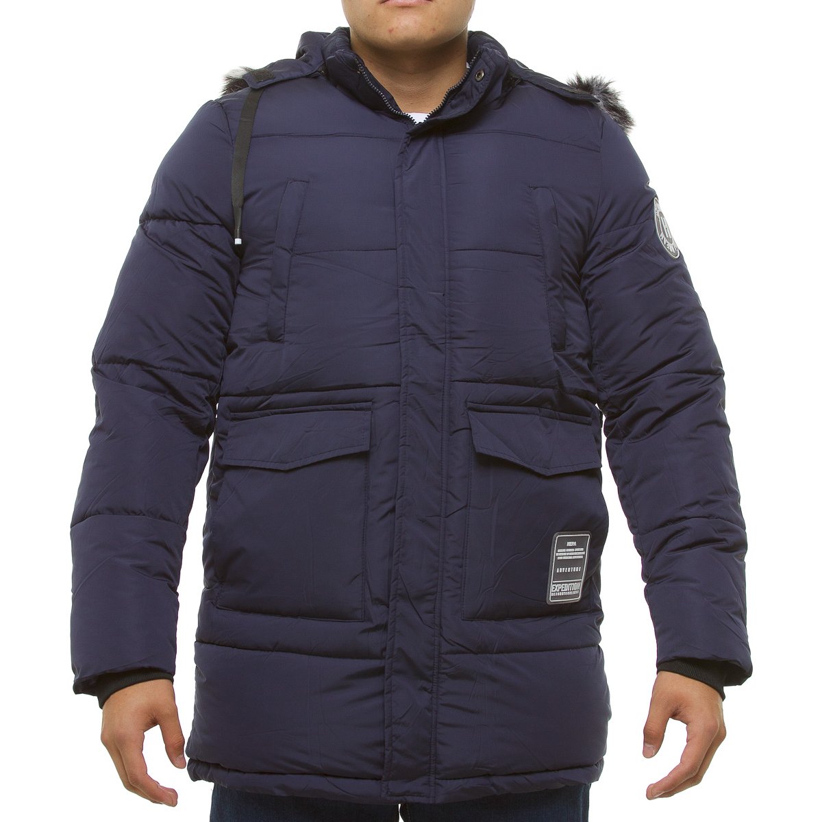 Chamarra Capitonada con Capucha para Hombre Hollander