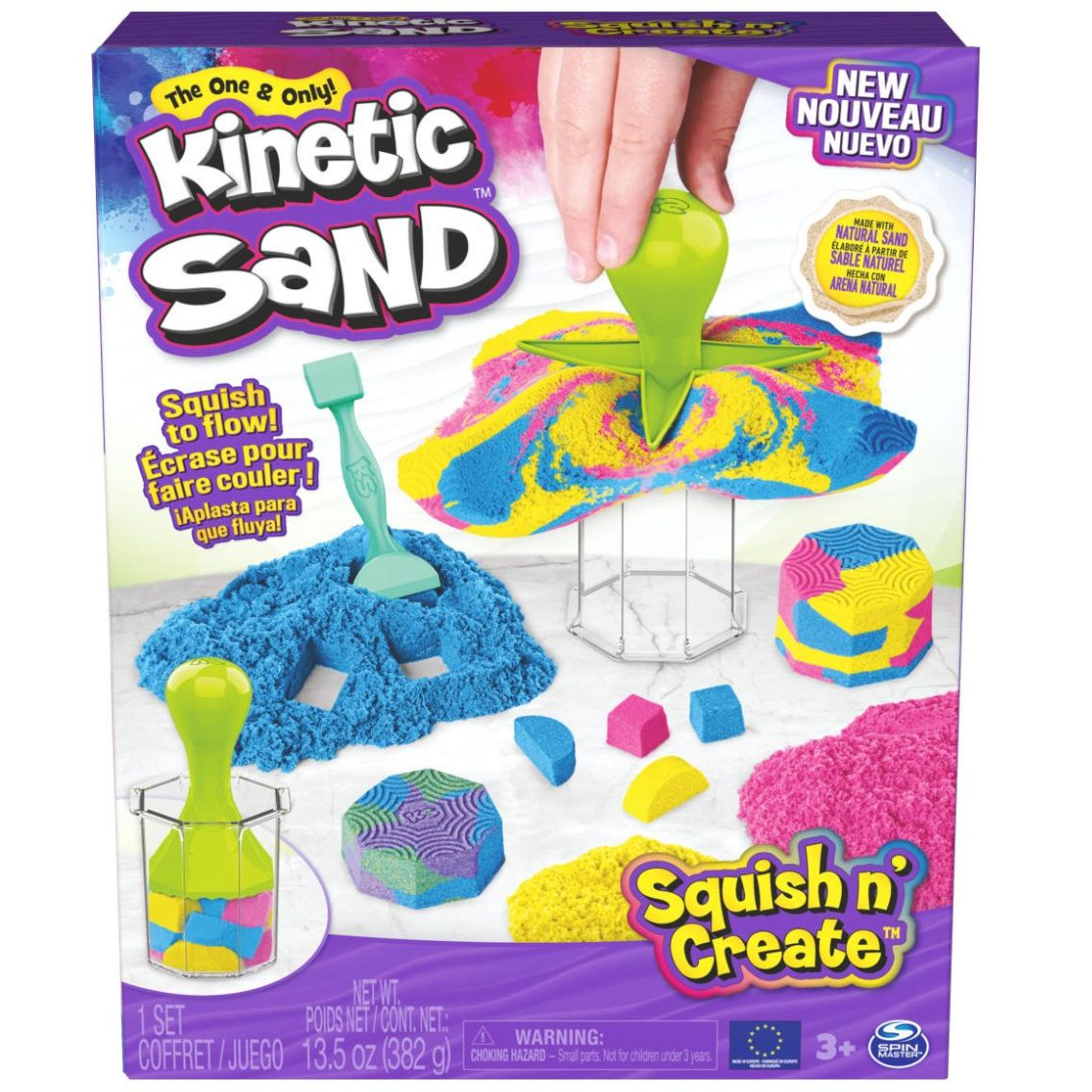 Kinetic Sand Aplasta y Crea