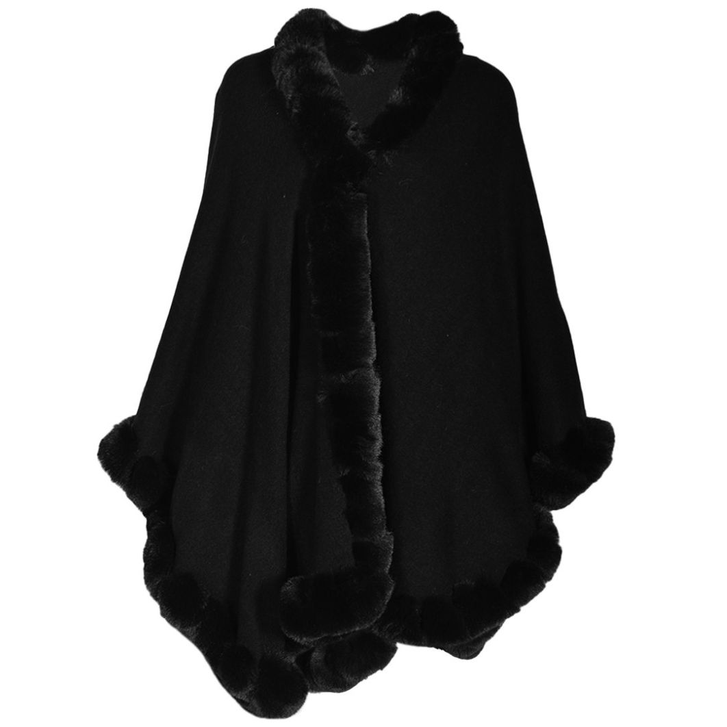 Capa para Mujer Larga con Pelo Nicole Jolie