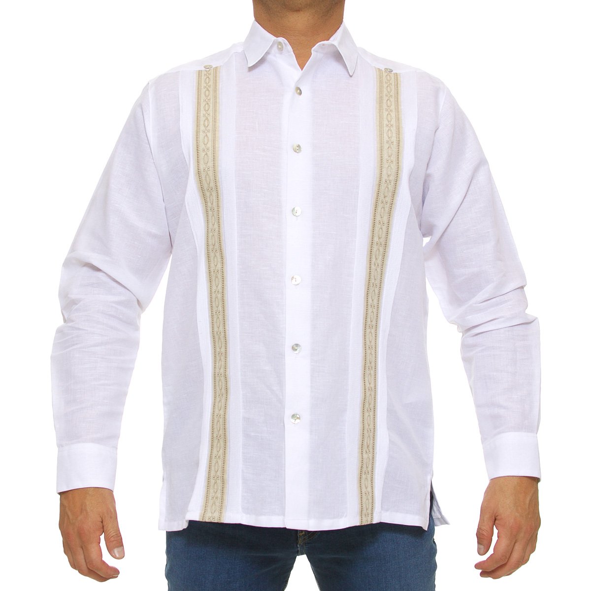 Guayabera Manga Larga para Hombre G Candila