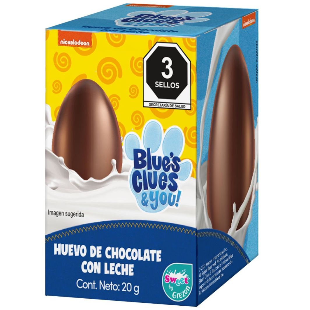 Huevo Chocolate Sorpresa Pistas de Blue Grezon