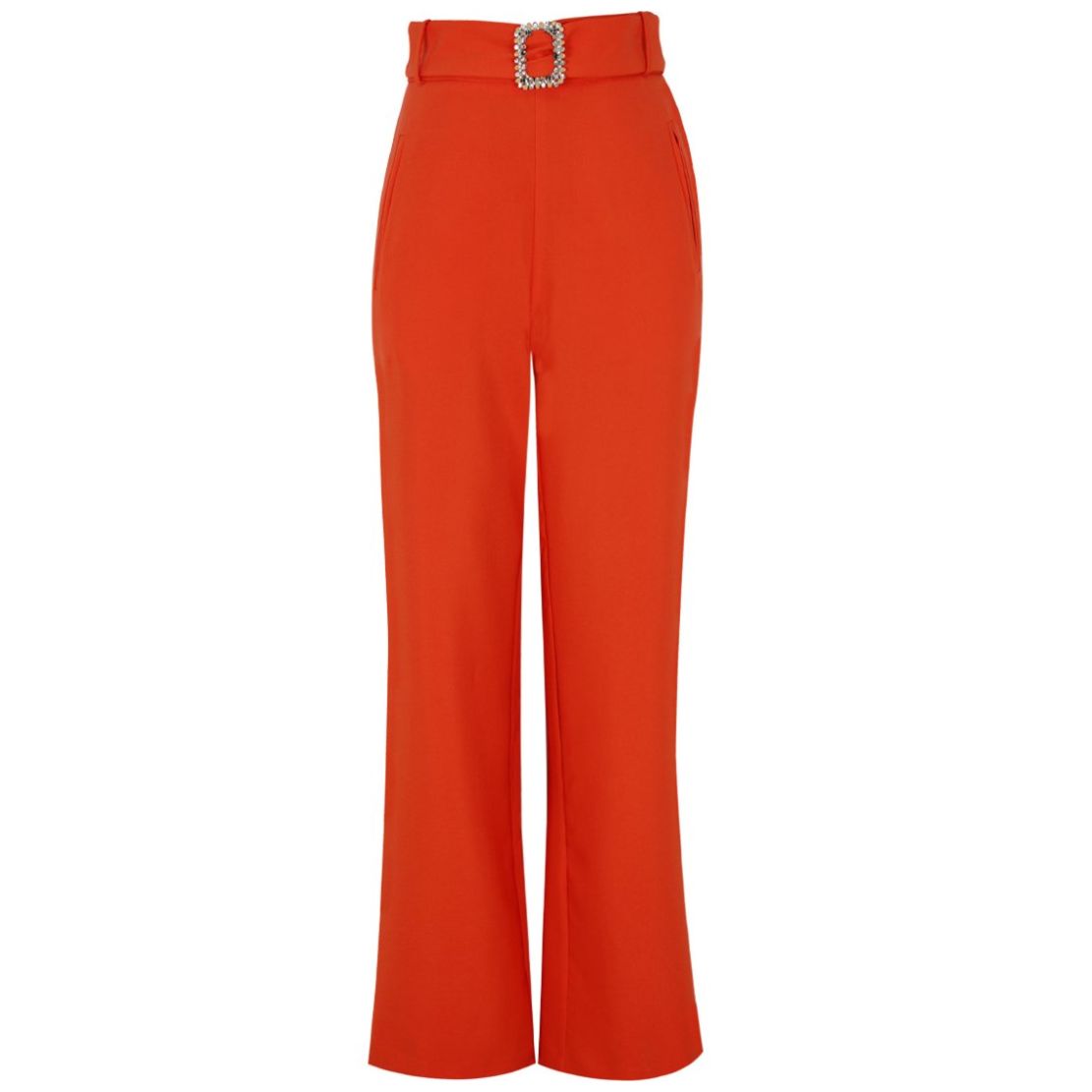 Pantalón Basel Corte Flare Diseño Liso con Cinturón