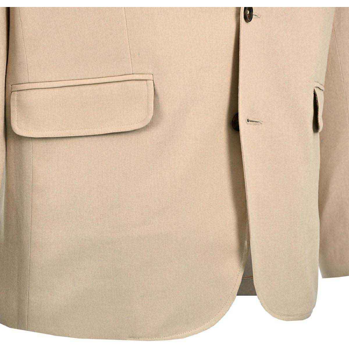 Saco para Hombre Plus Liso de Lino Carlo Corinto