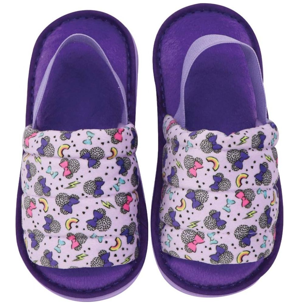 Pantufla para Niña Ch-Xg Morado Minnie