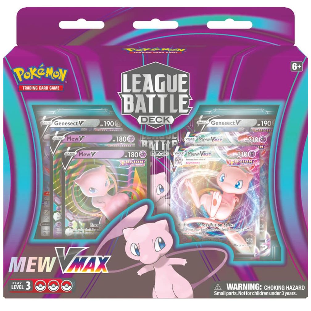 Tarjetas Pokémon Tcg Mew Vmax League Battle Deck