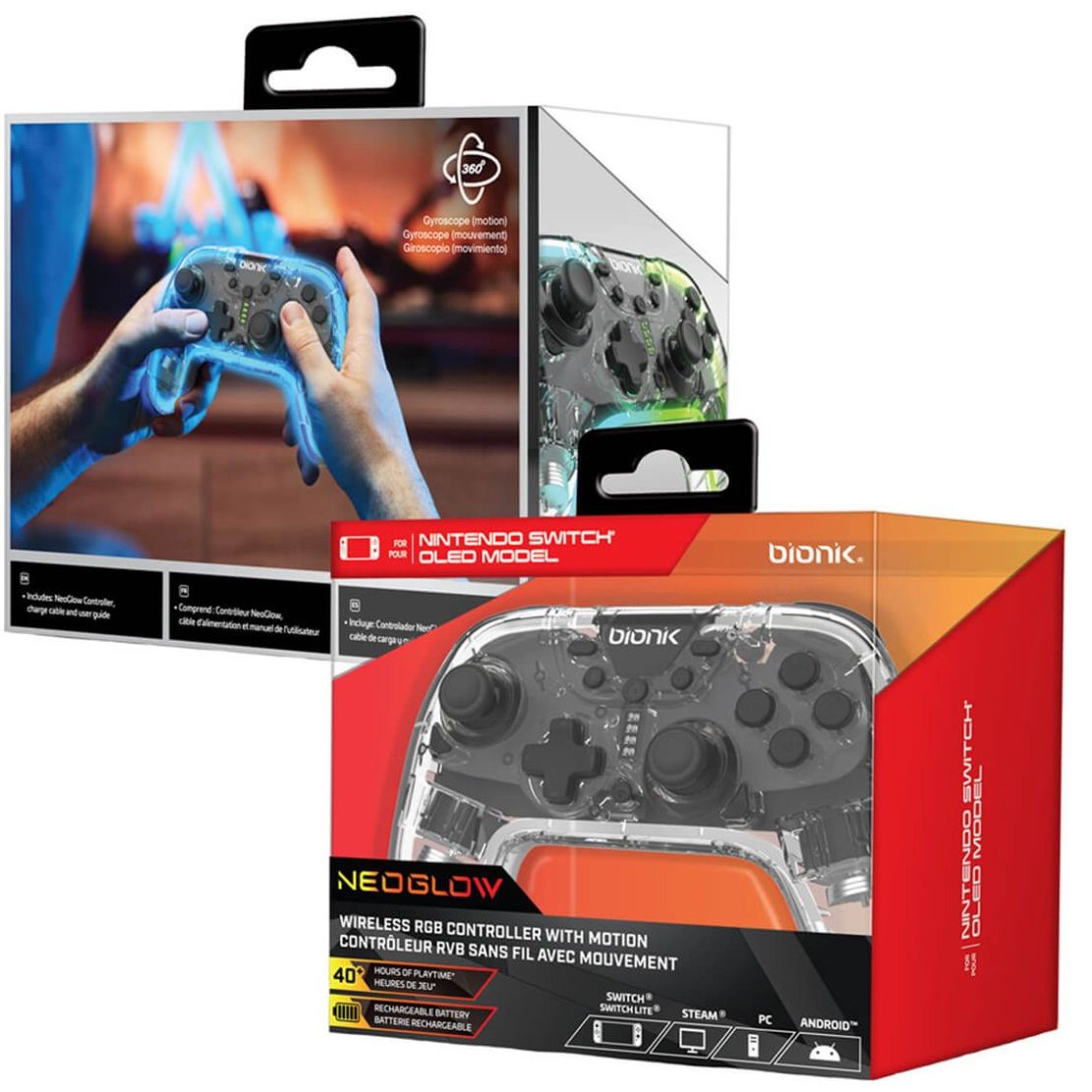 Nintendo Switch Control Inalambrico Neoglow