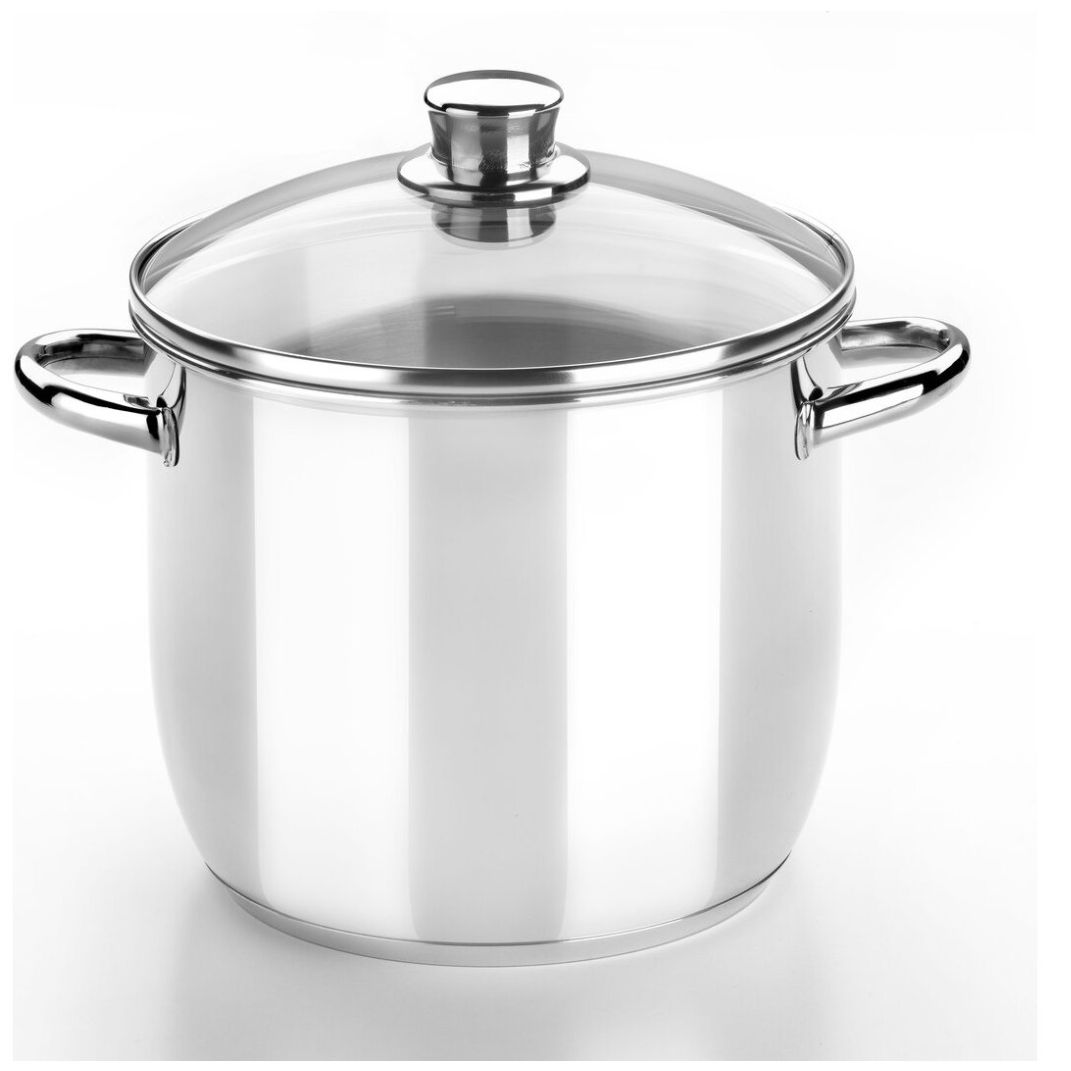 Olla con Tapa 24 Cm Optima Acero Inoxidable Monix