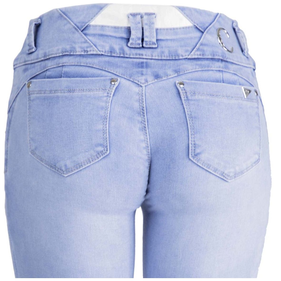 Jeans Skinny Stn Bleach 2 Botones Bo Ciclon Jeans