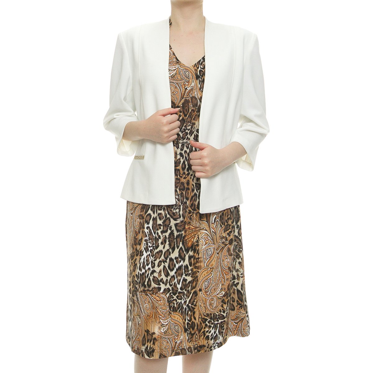Conjunto 1343 Diva 2 Pzs Saco Liso Vest Comb