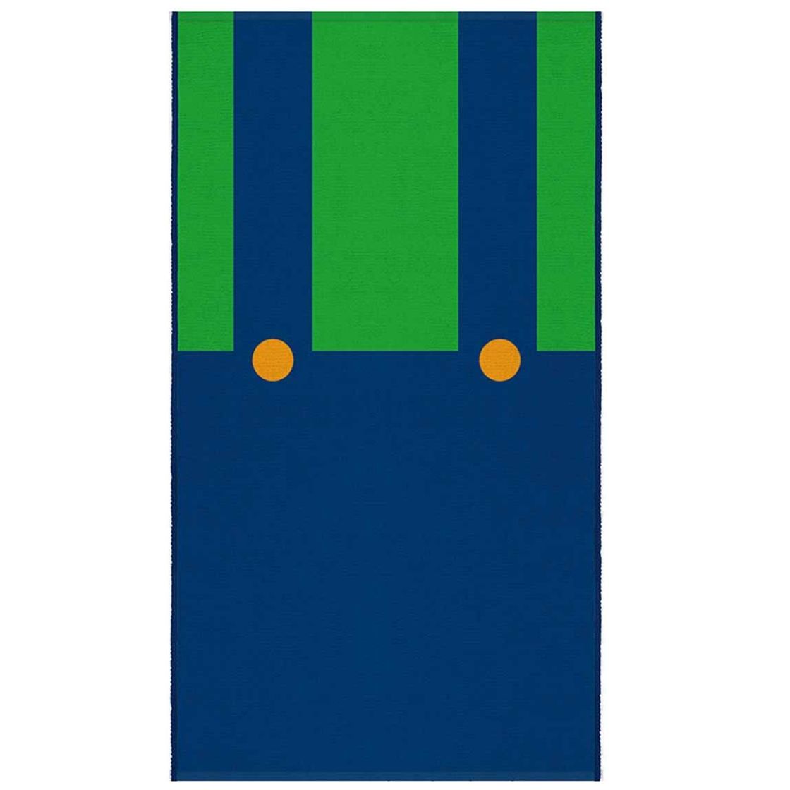 Toalla Playa Mario 2 Verde 240G 74 Cm X 1.47 Mts Micf Mario Bros