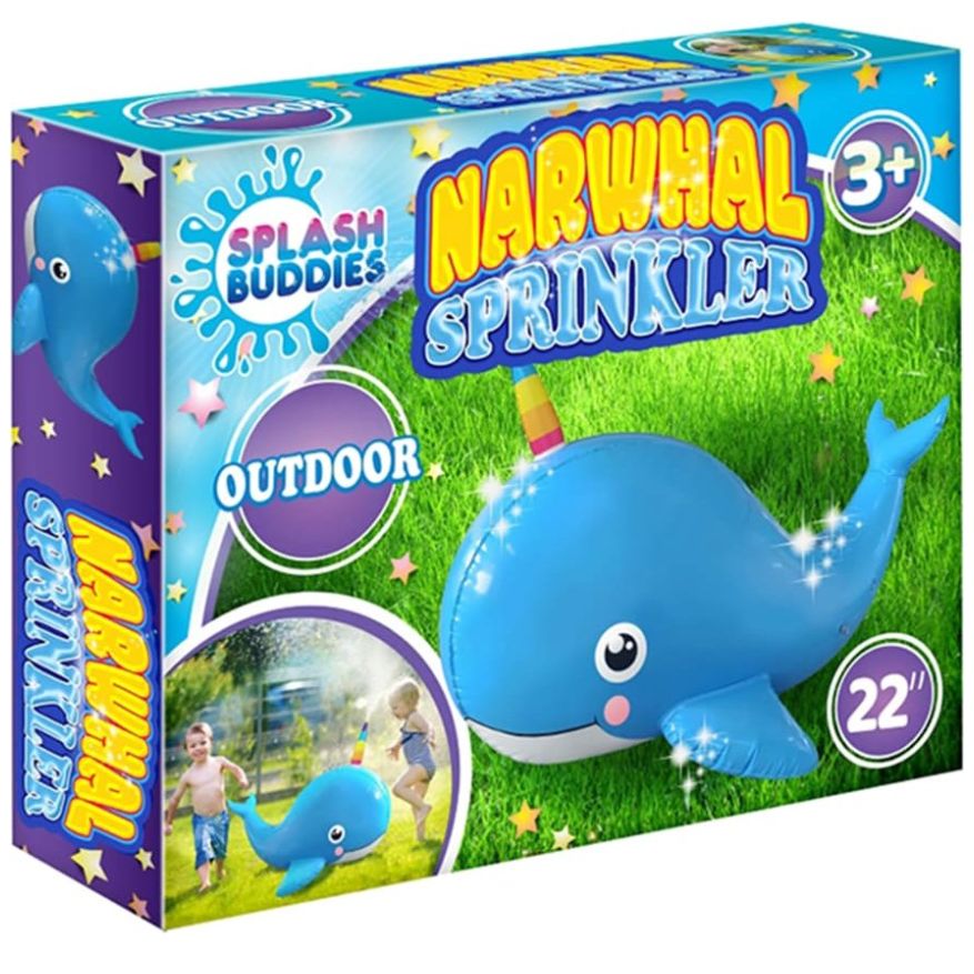 Inflable de Ballena con Lanzador de Agua Splash Buddies Life Works