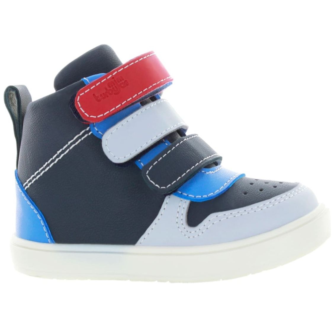 Tenis Bota para Niño 13-16 Azul Mini Burbujas