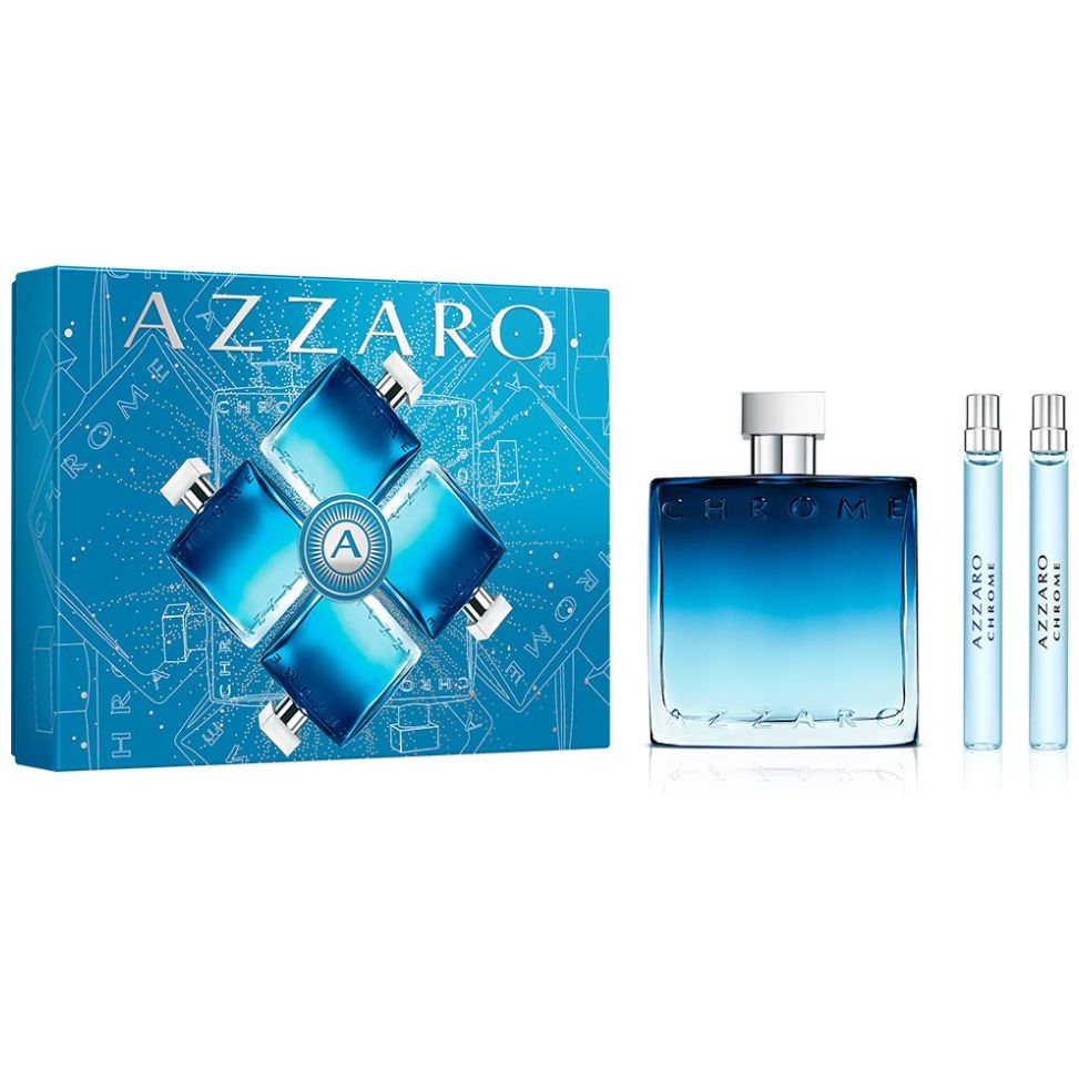 Set para Hombre Azzaro Chrome Edp 100Ml+ Edp 10Ml