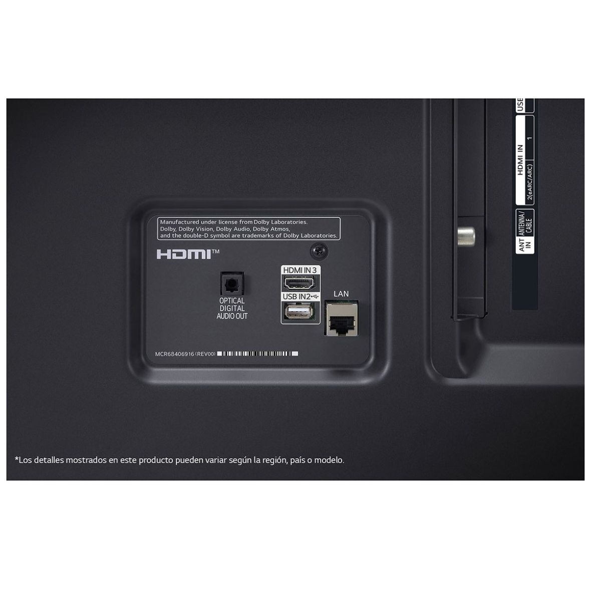 Pantalla 70" LG Uhd 4K Smart Tv 70Ur8750Psa