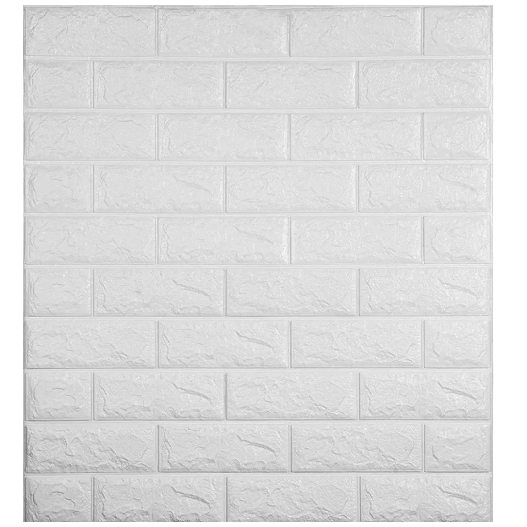 Panel Soft Blanco Moda Autoadherible 70 X 77 Cm Cubre 5M2 Deco Pvc