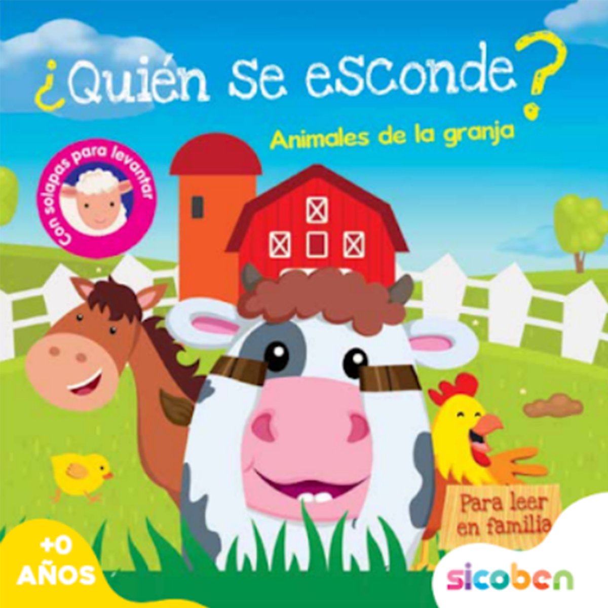 Libro de Cuentos Quien Se Esconde 20X20Cm 10 Páginas 4 Modelos Wizzdom