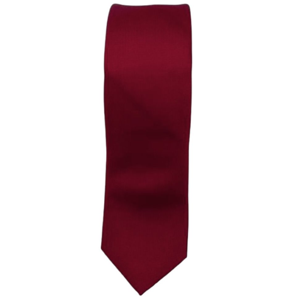 Corbata Vino Lisa 7Cm Mario Barutti para Hombre