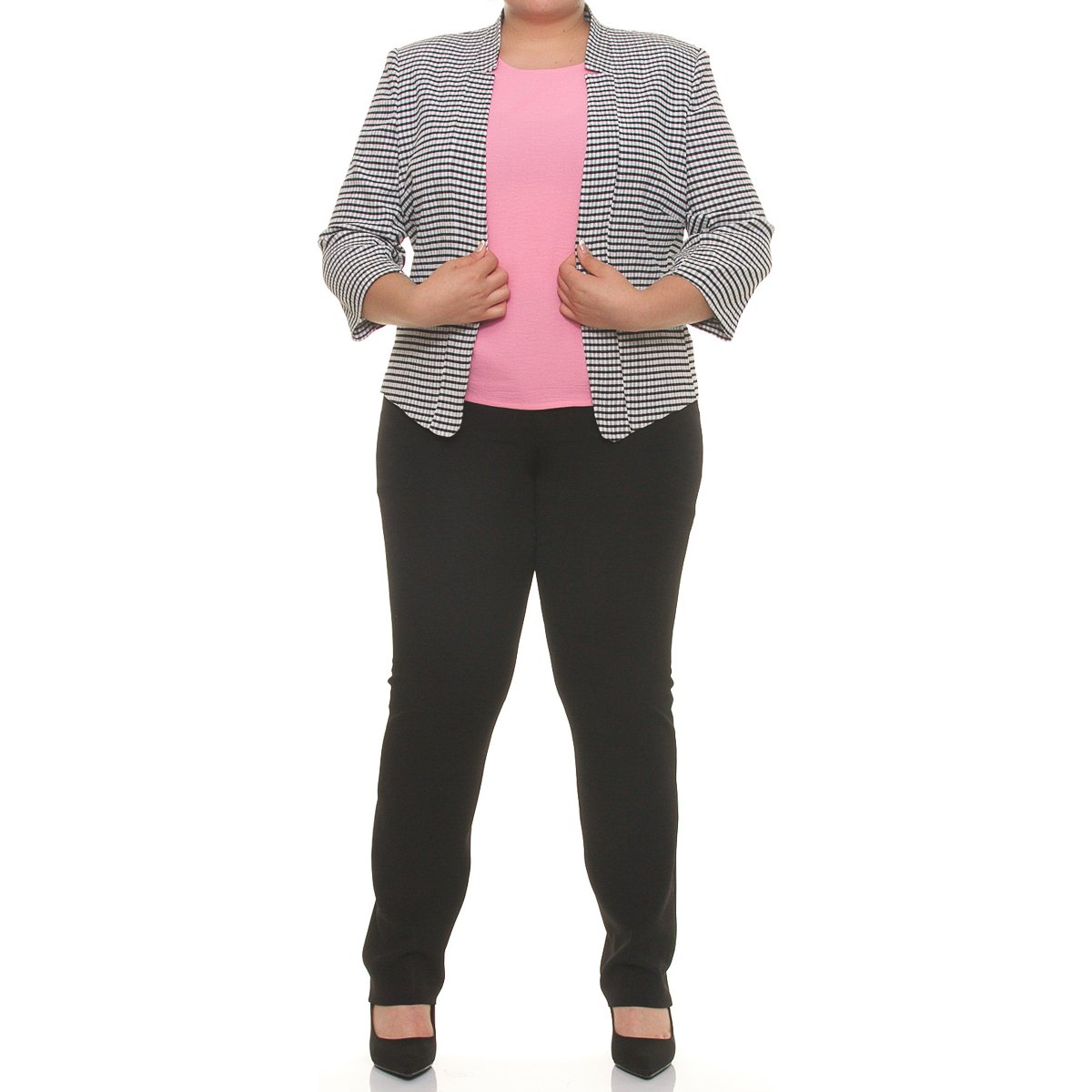 Conjunto Saco, Top y Pantalón Tallas Extra para Dama Diva