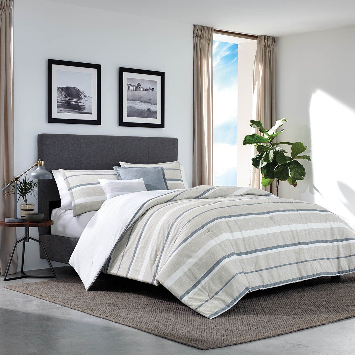 Set de Edredón Glenbr1 Nautica - Matrimonial/queen Size