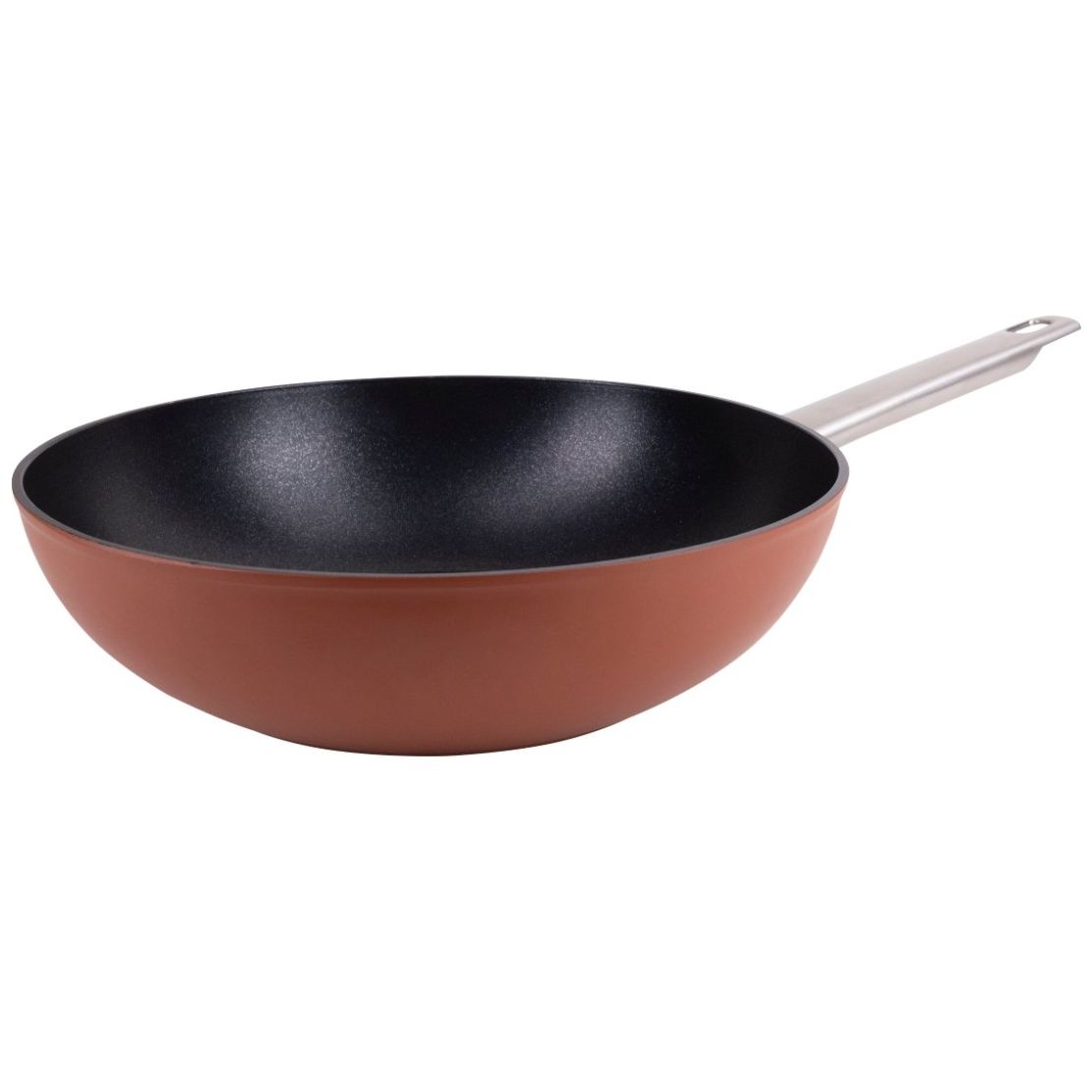 Sartén Wok 28 Cm Aluminio Forjado Agros Bergner