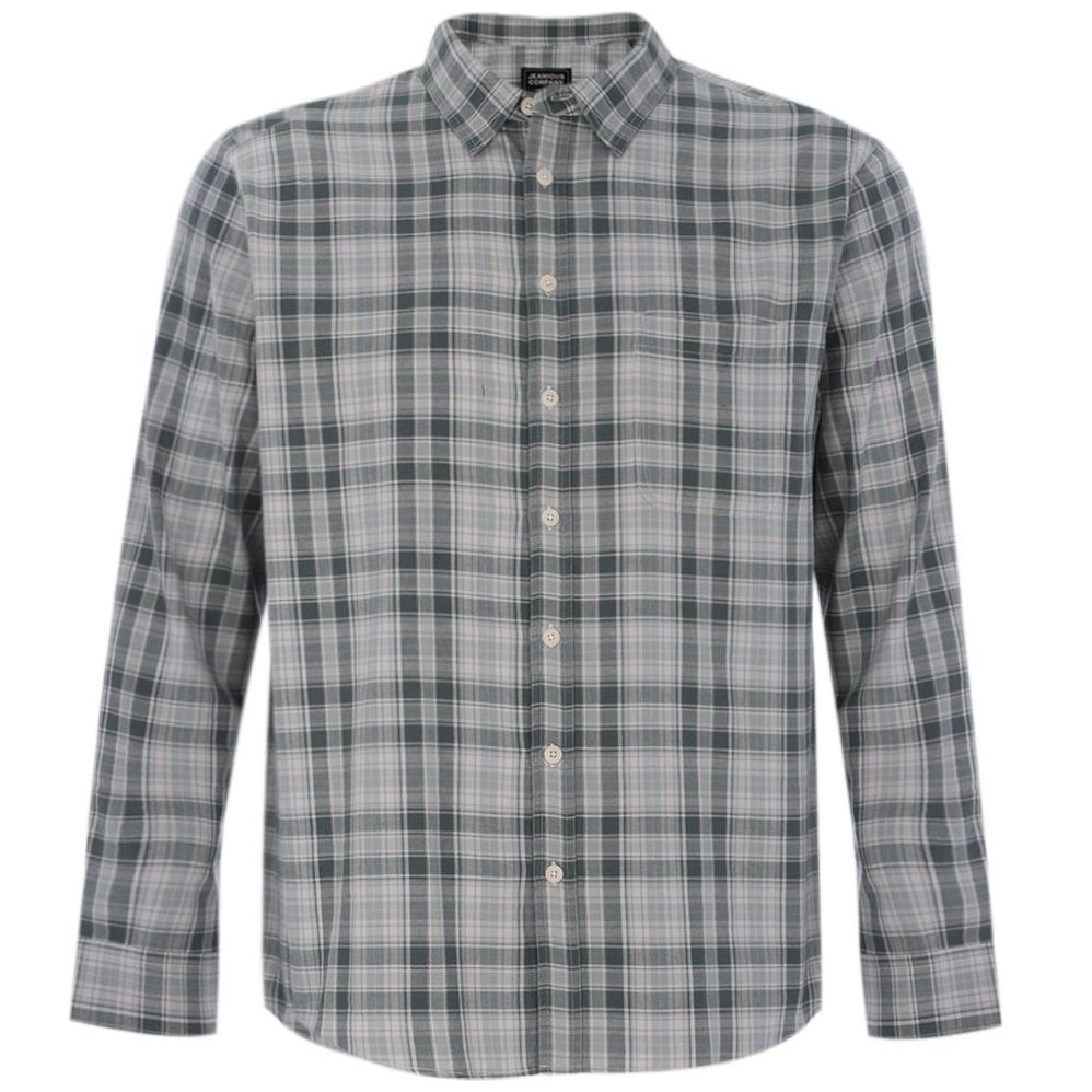 Camisa a Cuadros Manga Larga Jeanious para Hombre