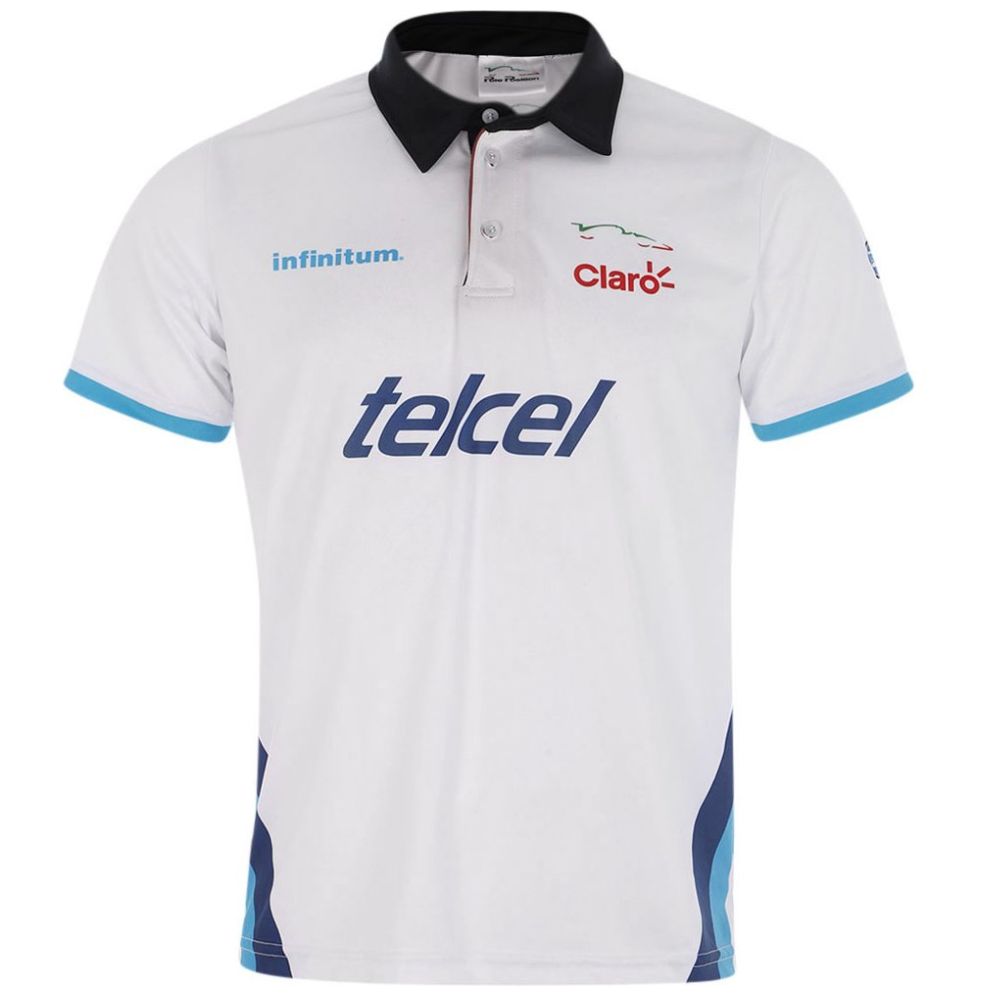 Polo Pole Position Blanca para Hombre