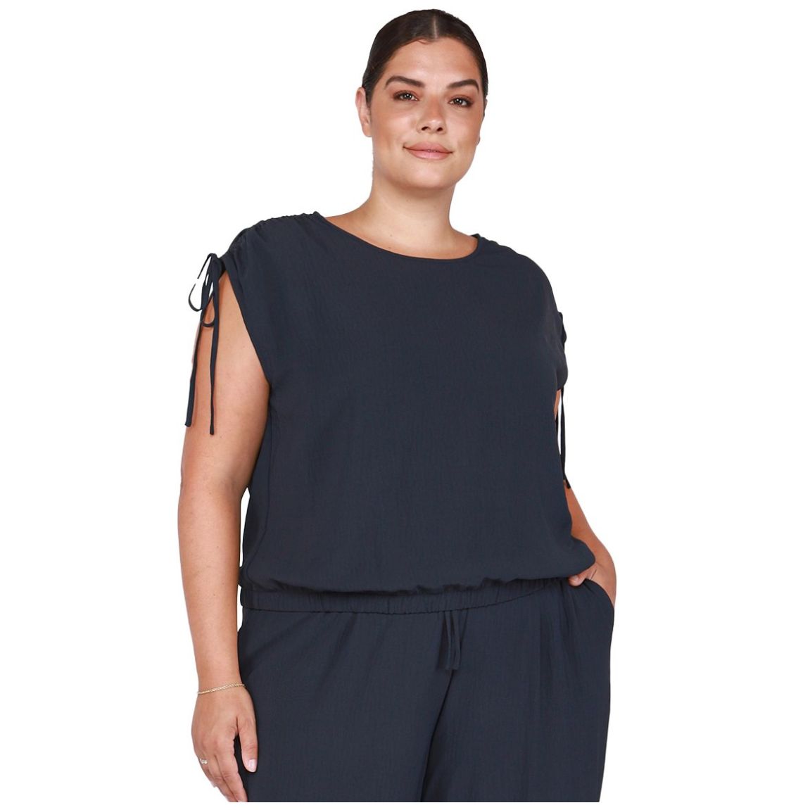 Blusa Manga Corta Dex Plus para Mujer