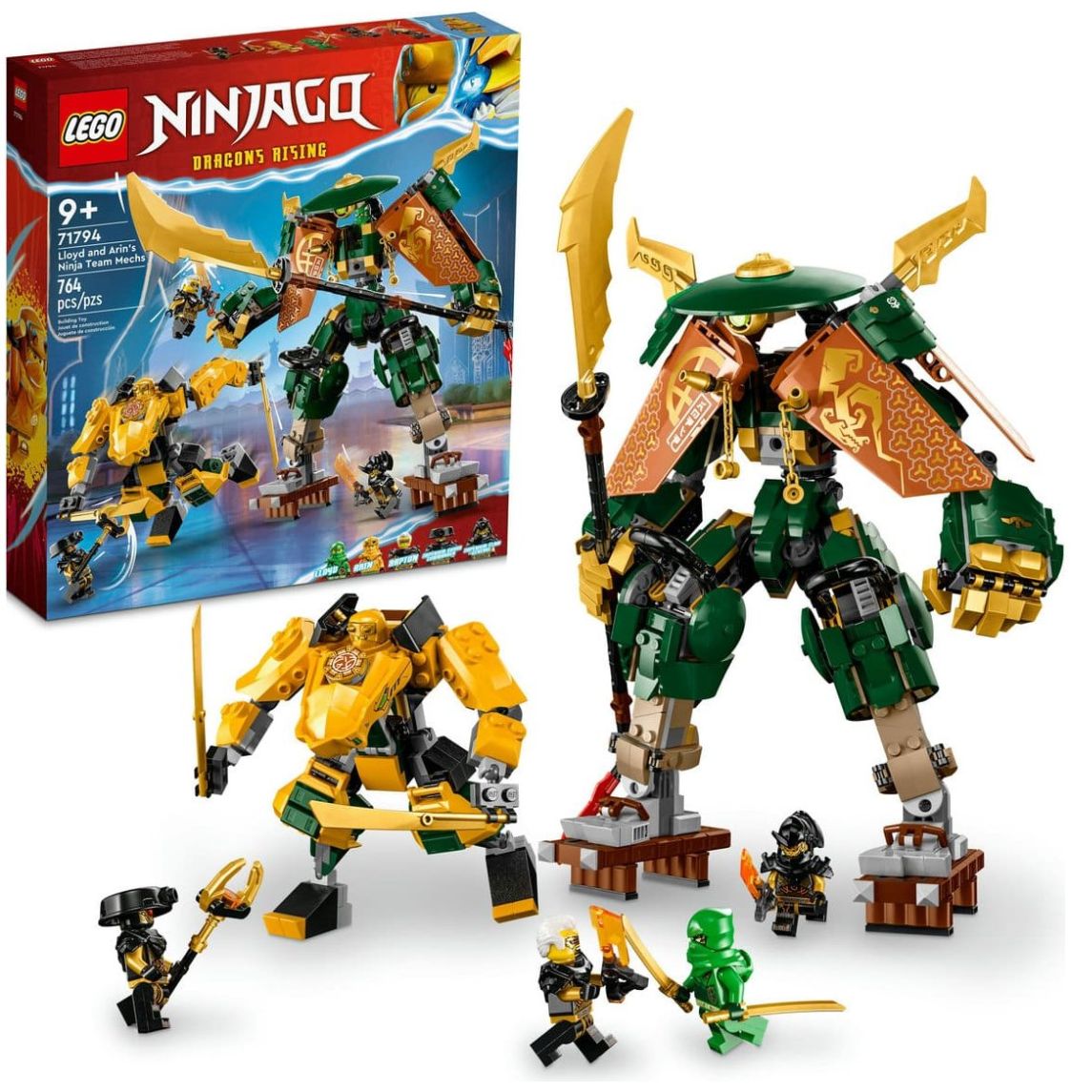 Mechs Del Equipo Ninja de Lloyd y Arin Lego Ninjago