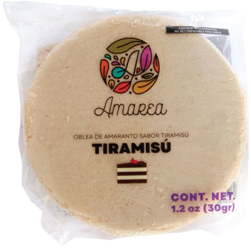 Oblea Amarea Sabor Tiramisu