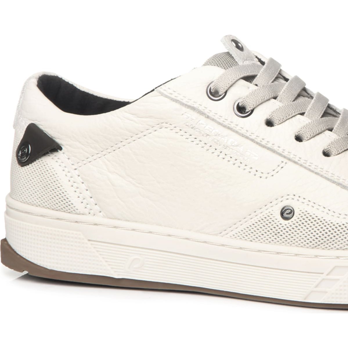 Sneaker Pegada en Piel Beige