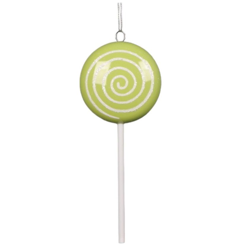 Candy Paleta Lima Espiral Blanco 18Cm