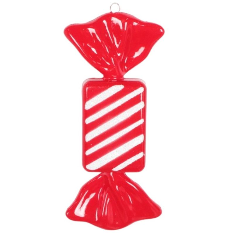 Candy Dulce Cuadro Rojo Y Blanco 20Cm