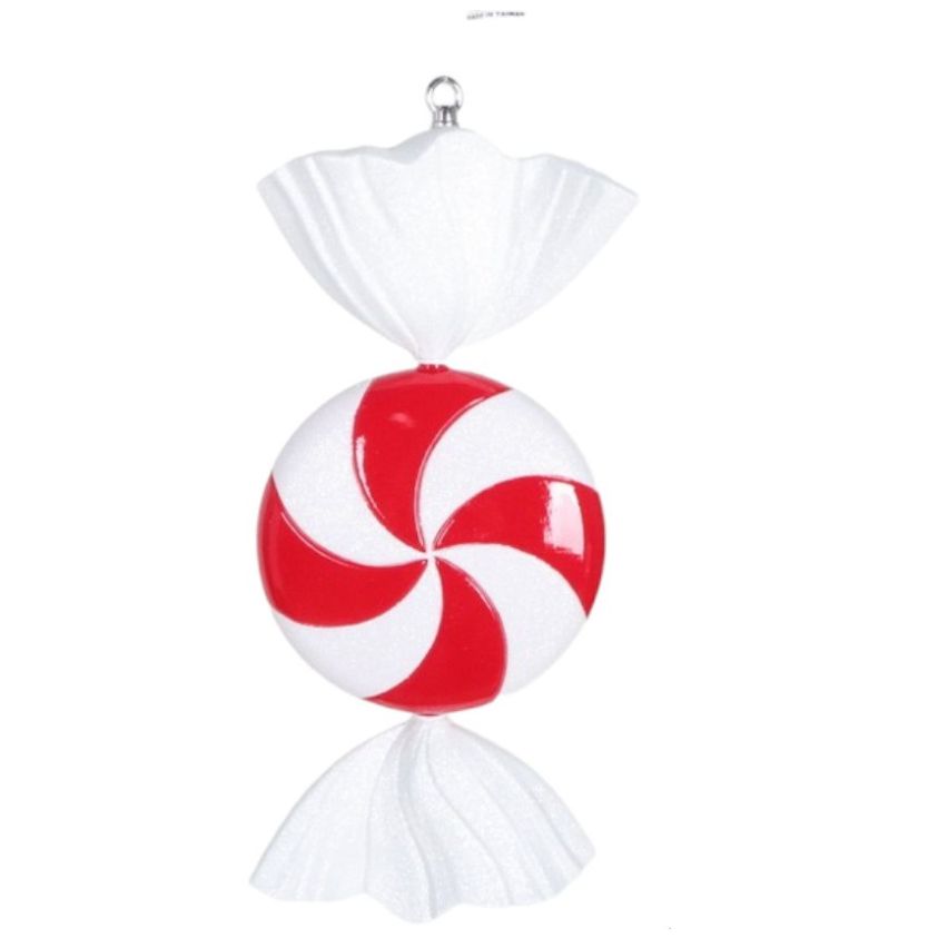 Candy Dulce Plano Rojo Y Blanco 45Cm