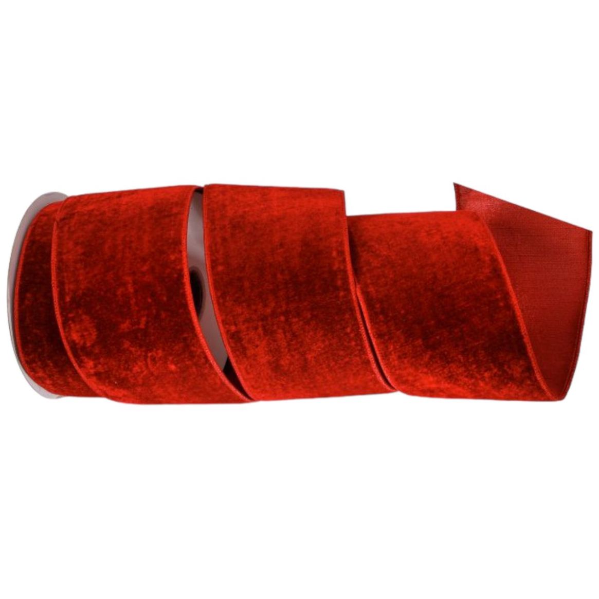 Rollo de Listón Terciopelo Rojo 9M