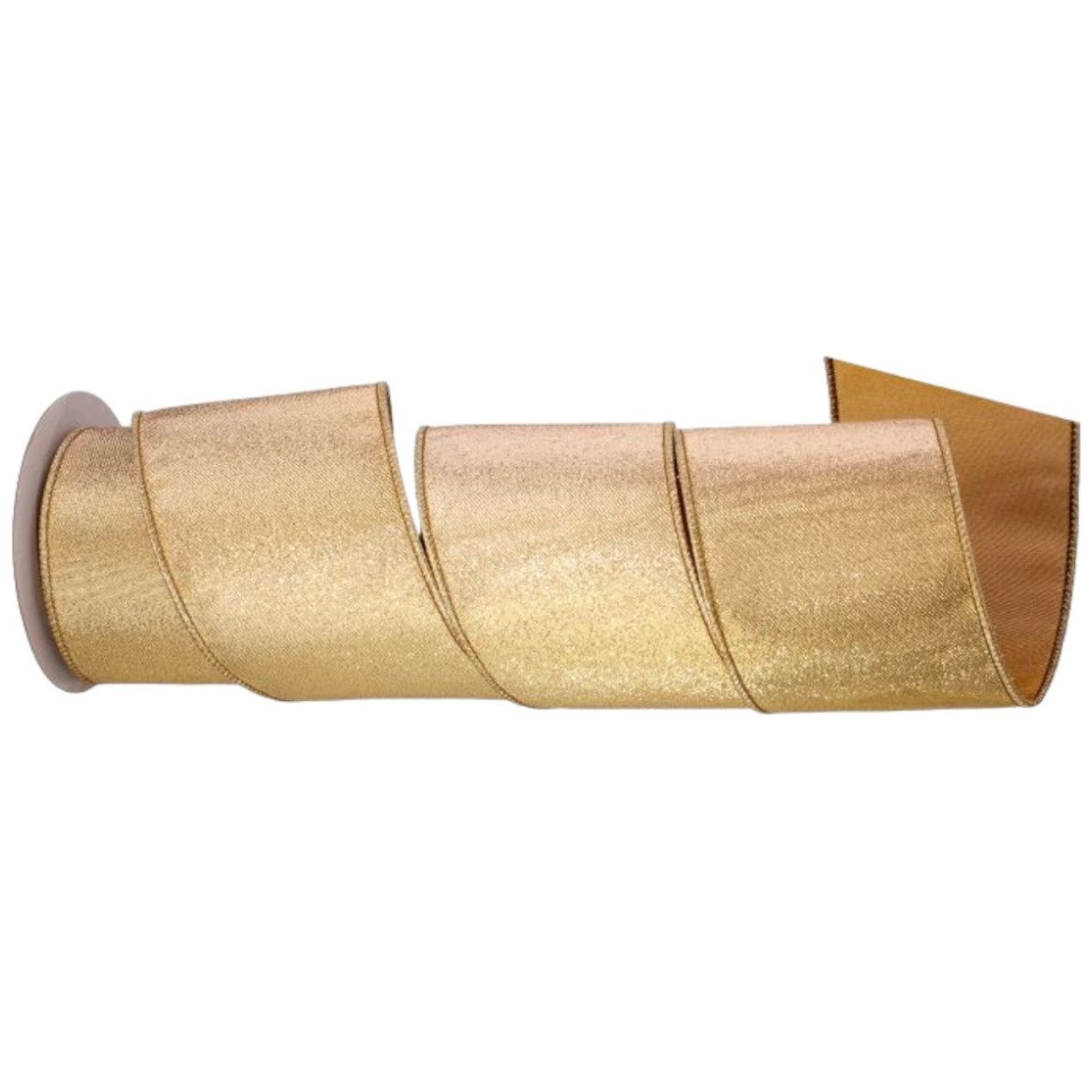 Rollo de Listón Oro Metalico 4.5M