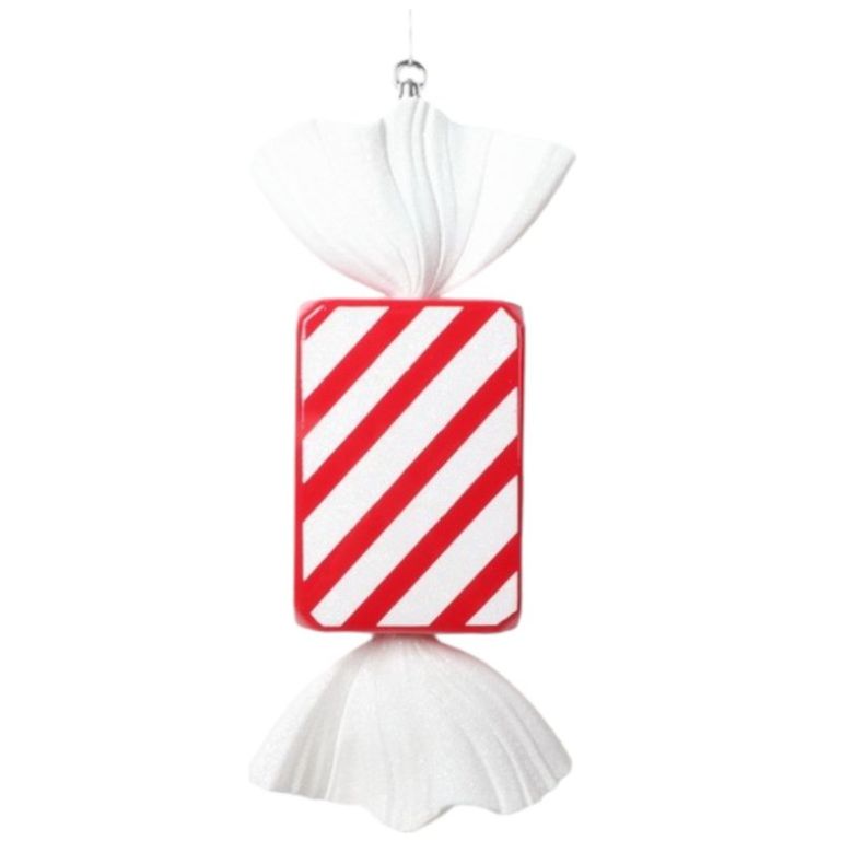 Candy Dulce Cuadro Rojo Y Blanco 45Cm