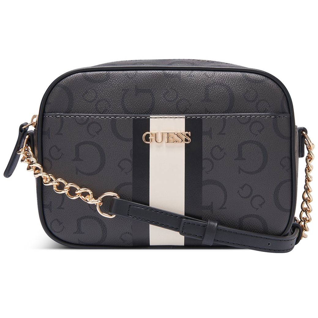 Bolsa Crossbody Negro Suavizado Guess Factory