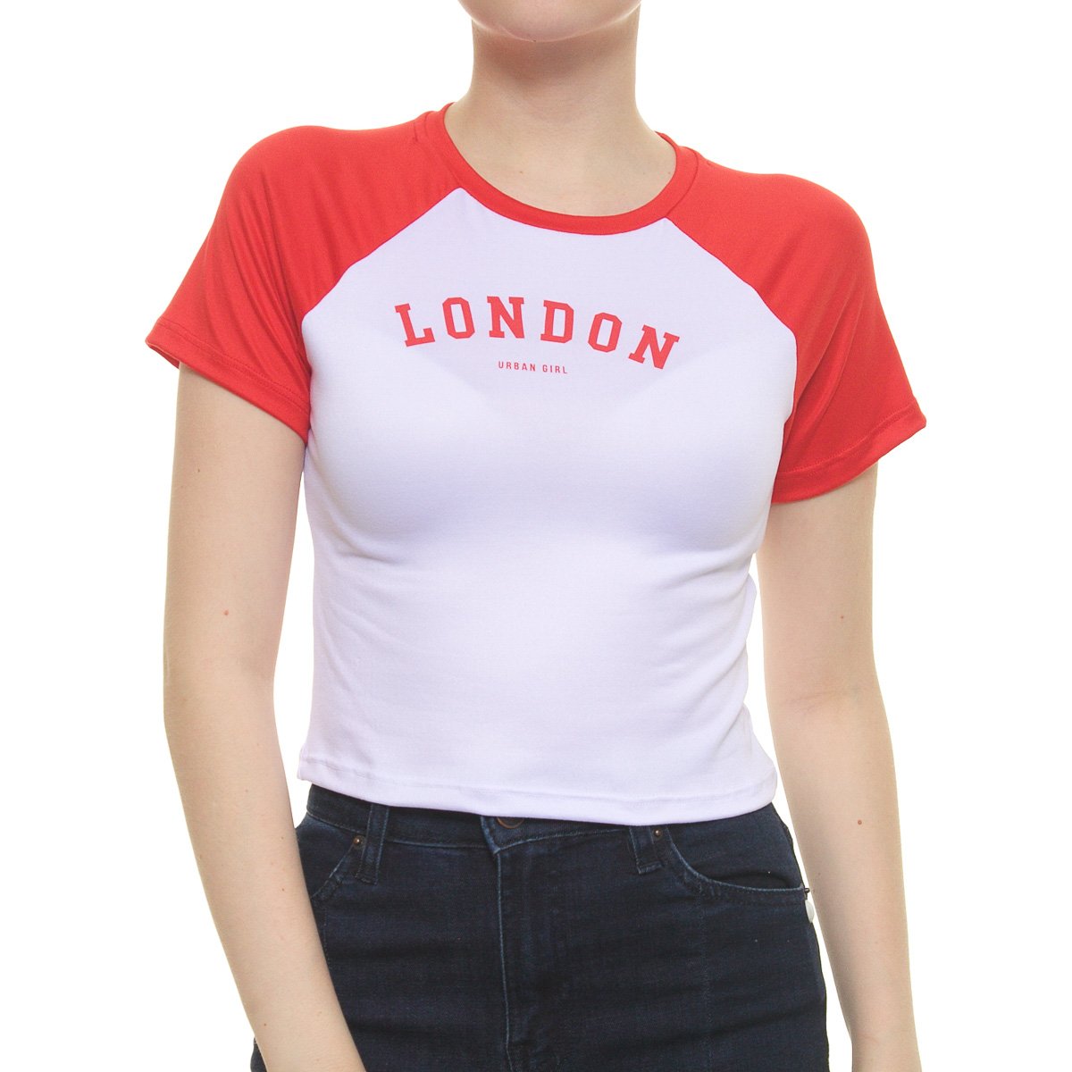 Playera Manga Ranglán para Dama Fukka