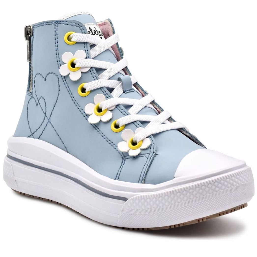 Tenis Bota Elefante con Flor 18-21 Azul