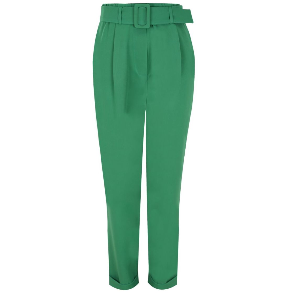 Pantalón Basel Corte Carrot Diseño con Valenciana y Cinturón