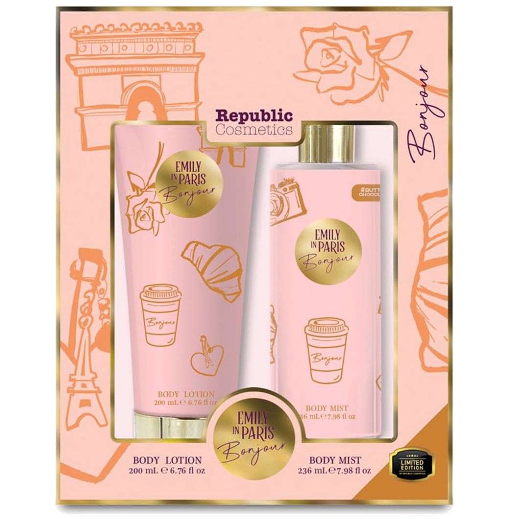 Body Lotion y Body Mist "bonjour"