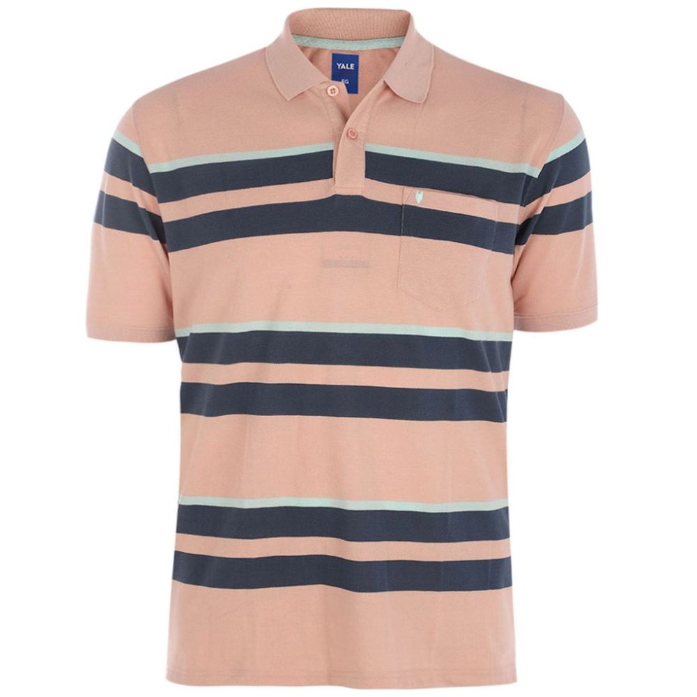 Playera Yale Polo Manga Corta Rayas para Hombre