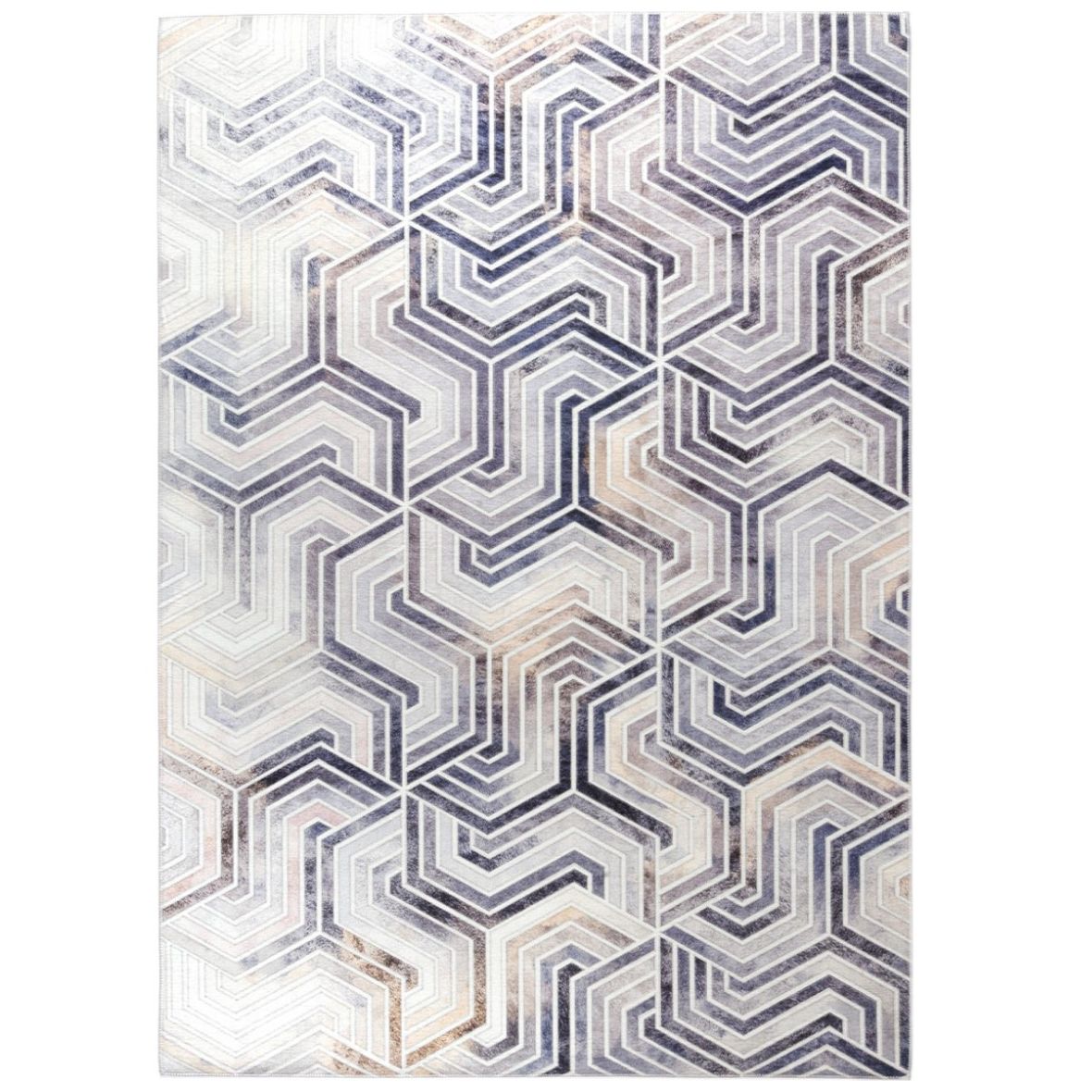 Tapete Abadi Matrix 02 1.80X1.20 Azul